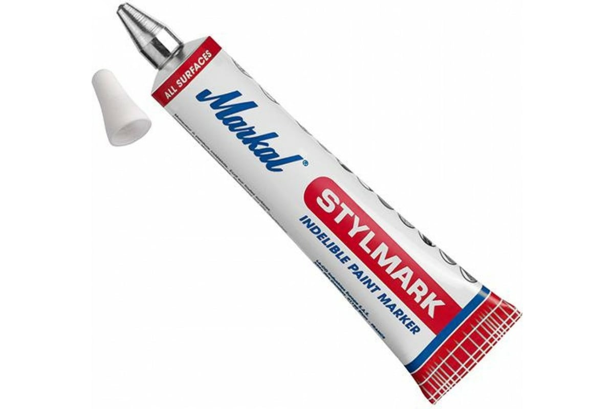 Маркер-тюбик Markal STYLMARK ORIGINAL 2мм белый 96640 - выгодная цена ...