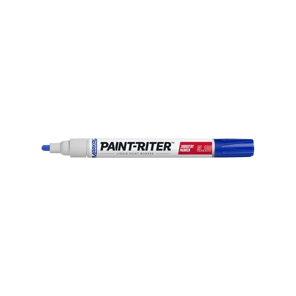Маркер-фломастер Markal PAINT-RITER INDUSTRY MARKER SL100 BLUE / синий ...