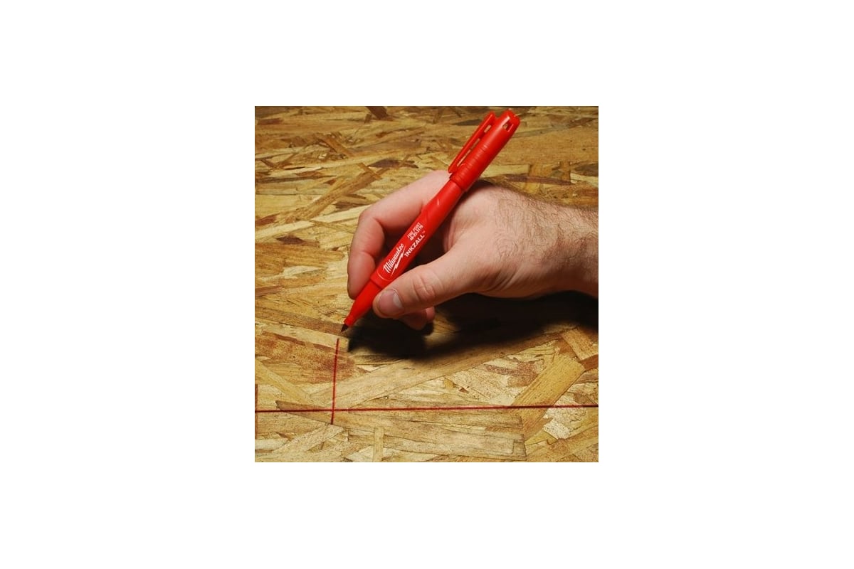 Маркер для стройплощадки Milwaukee INKZALL тонкий, синий 4932492126 ...