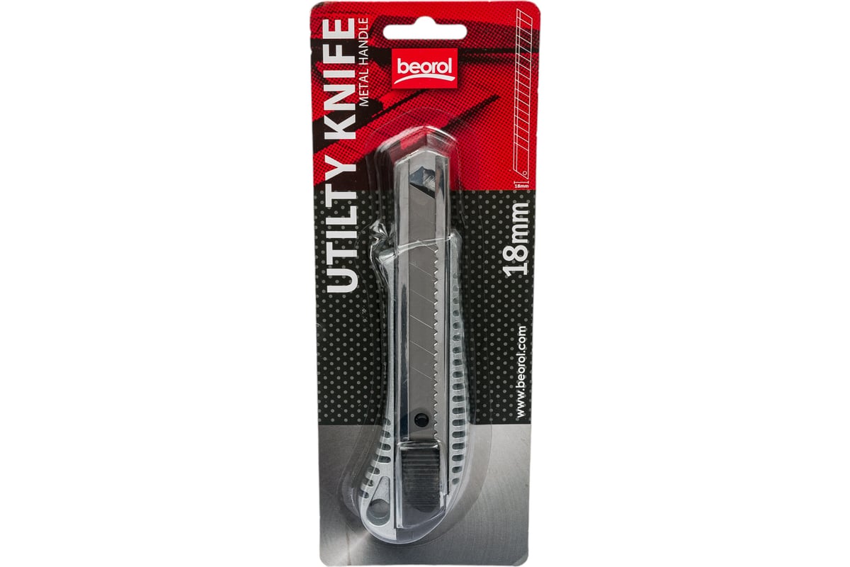 Пистолетный нож BEOROL упрочненный 18 мм 245158 - выгодная цена, отзывы ...