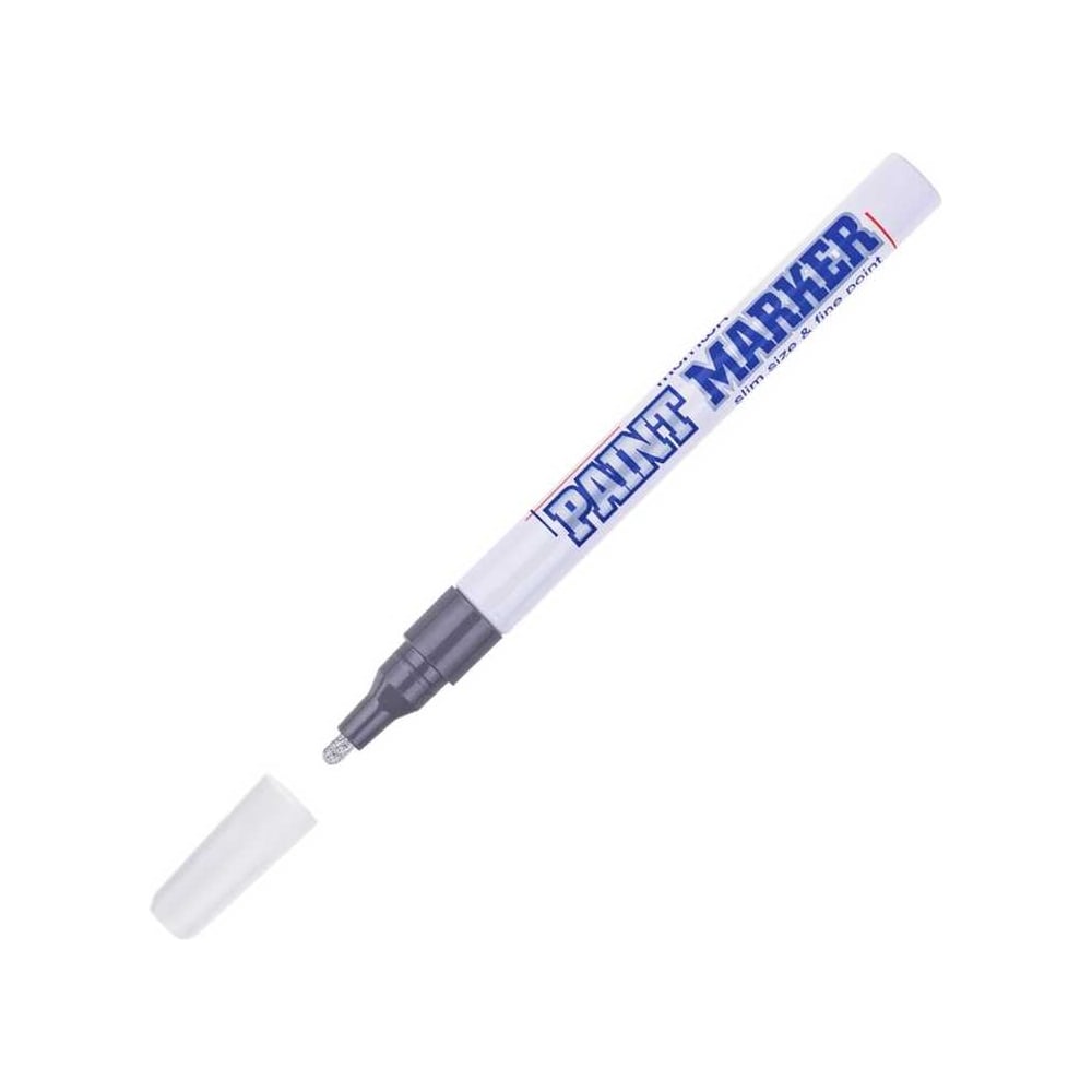 Маркер-краска Munhwa slim серебро, 2 мм, нитро-основа, 12 шт. SPM-06 - выгодная цена, отзывы ...