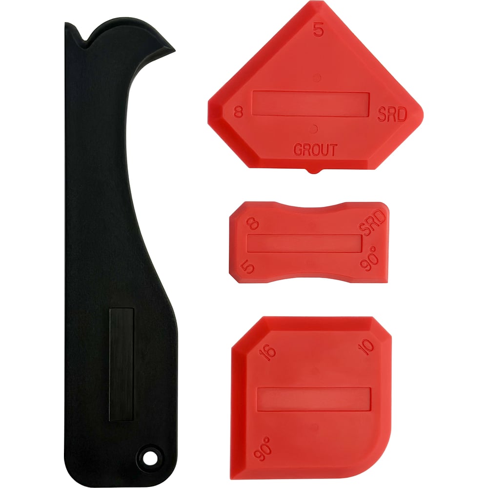 Набор шпателей для затирки швов vertextools 4 предмета 99-220-04 ...