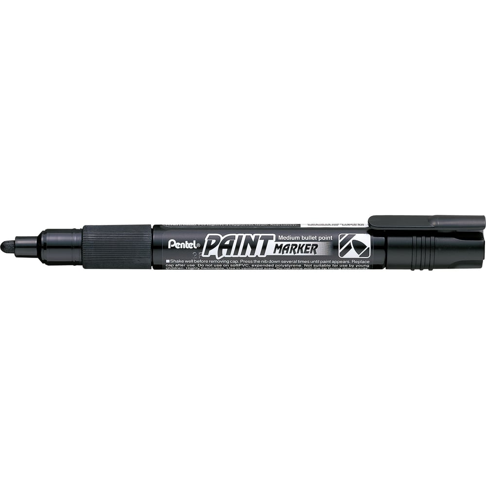 Перманентный маркер Pentel Paint черный, 4.6 мм MMP20-A - выгодная цена ...