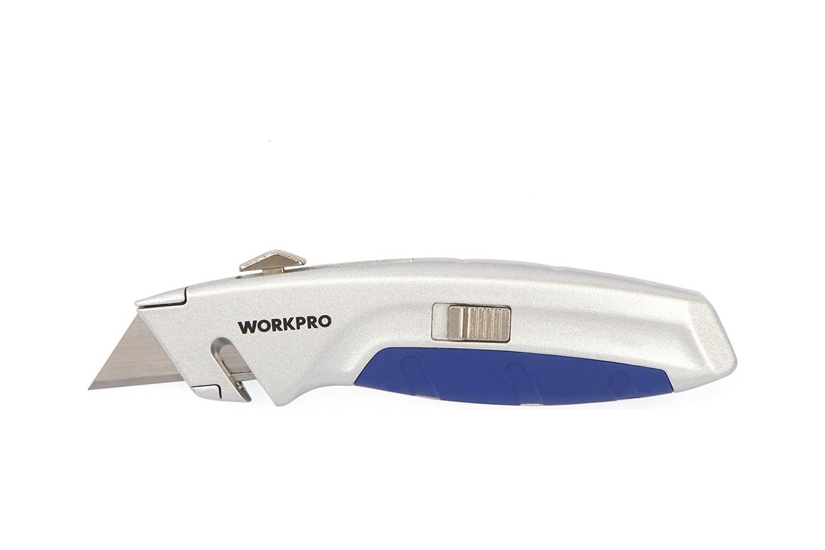 Строительный выдвижной нож WORKPRO 165 мм W013010 - выгодная цена, отзывы, характеристики, фото ...