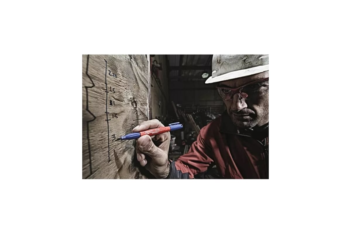 Набор маркеров (синий/красный/зеленый/черный) Milwaukee INKZALL ...