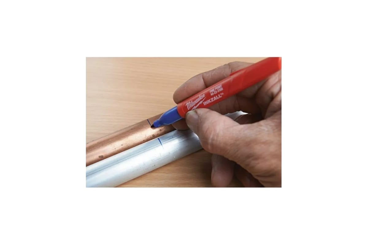 Набор маркеров (синий/красный/зеленый/черный) Milwaukee INKZALL ...