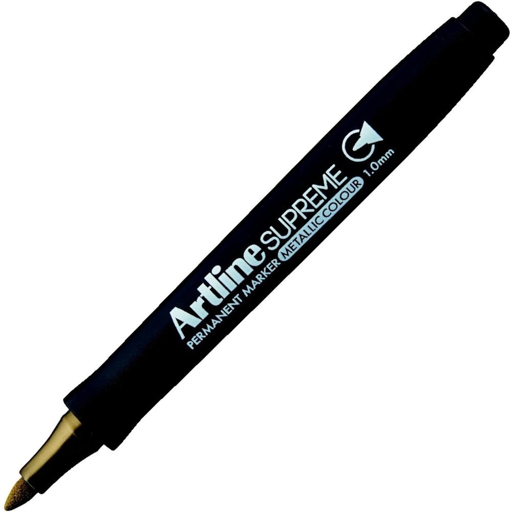 Перманентный маркер Artline Supreme Metallic 1 мм, зеленый металлик ...