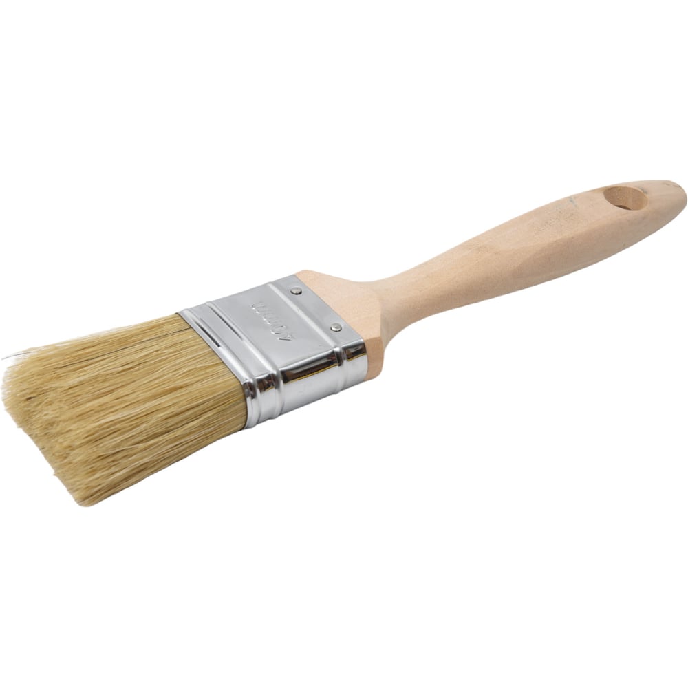 Кисть плоская GROSSMEISTER PRO натуральня щетина, 40 мм 001201040 ...