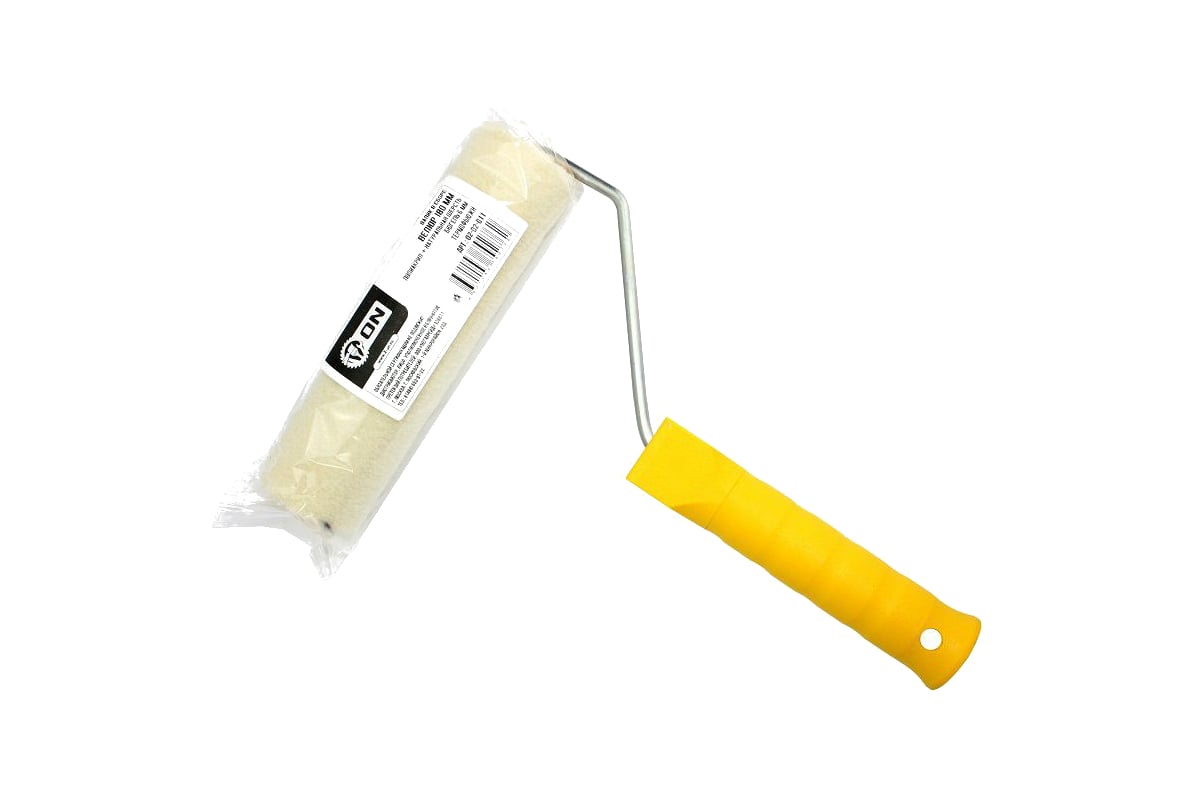 Валик в сборе ON ВЕЛЮР полиакрил + нат.шерсть 180 мм, бюгель 6 мм 02-02 ...