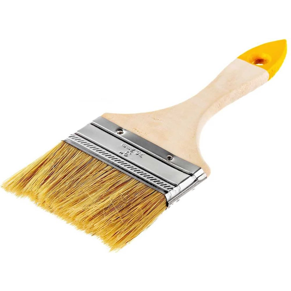 Набор малярных кистей VIRTUS "Slim" натуральная щетина, 75 мм, 12 шт ...