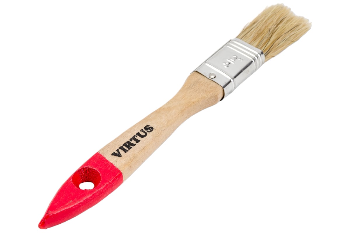 Малярная плоская кисть VIRTUS Standard, 20 мм 001002020 - выгодная цена ...
