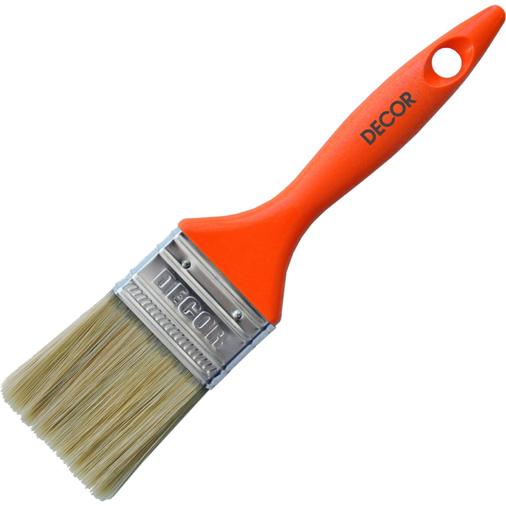 Кисть DECOR PROFI универсальная 100х15 мм, светлая смешанная щетина, пласт. ручка 770-100 ...