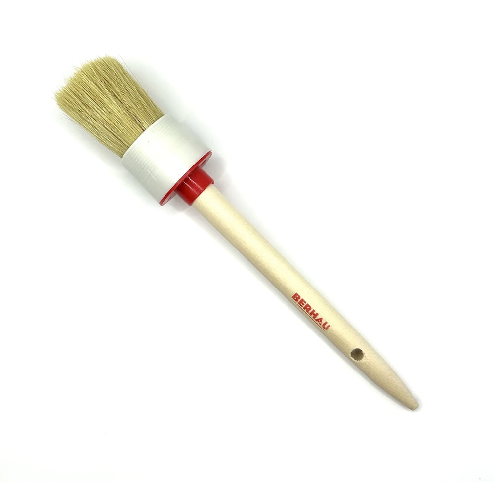 Кисть круглая Berhau №10 40 мм, смешанная щетина, деревянная ручка ...