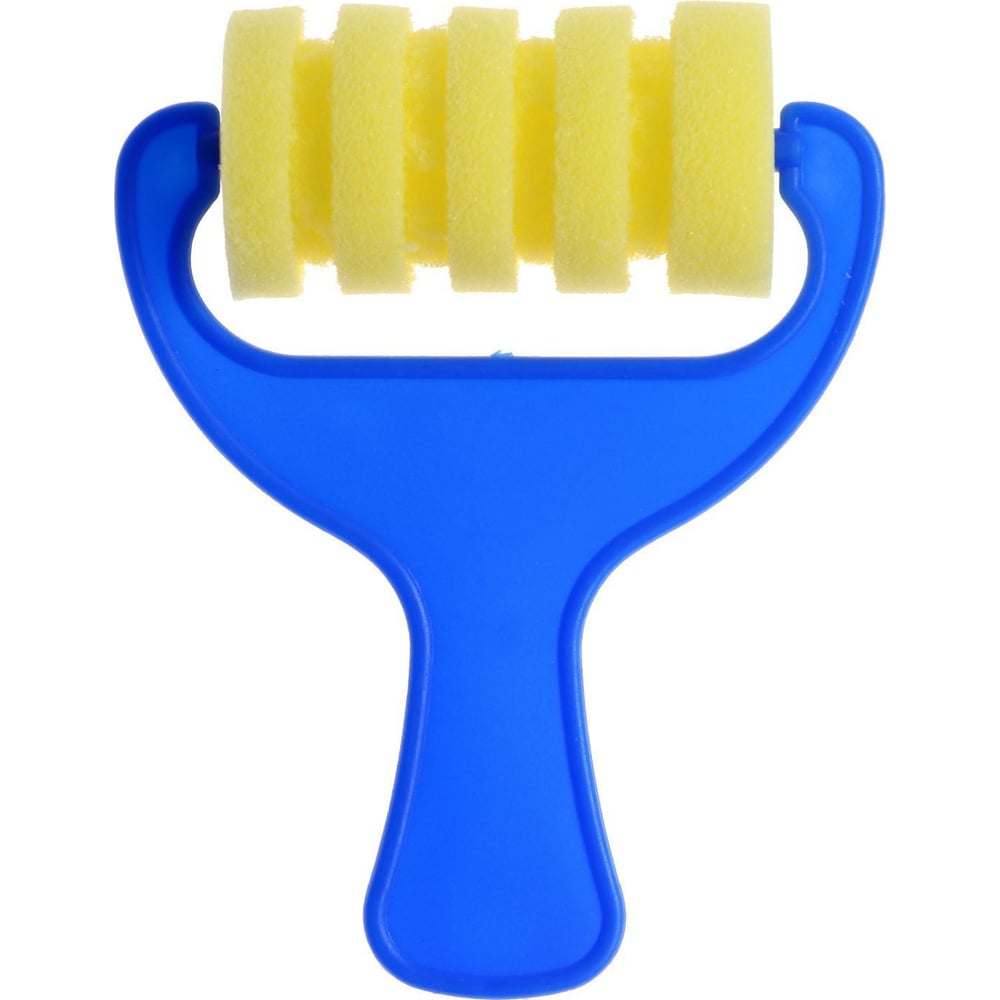 Валик для краски Calligrata фигурный, поролон, 70мм, вертикальные ...