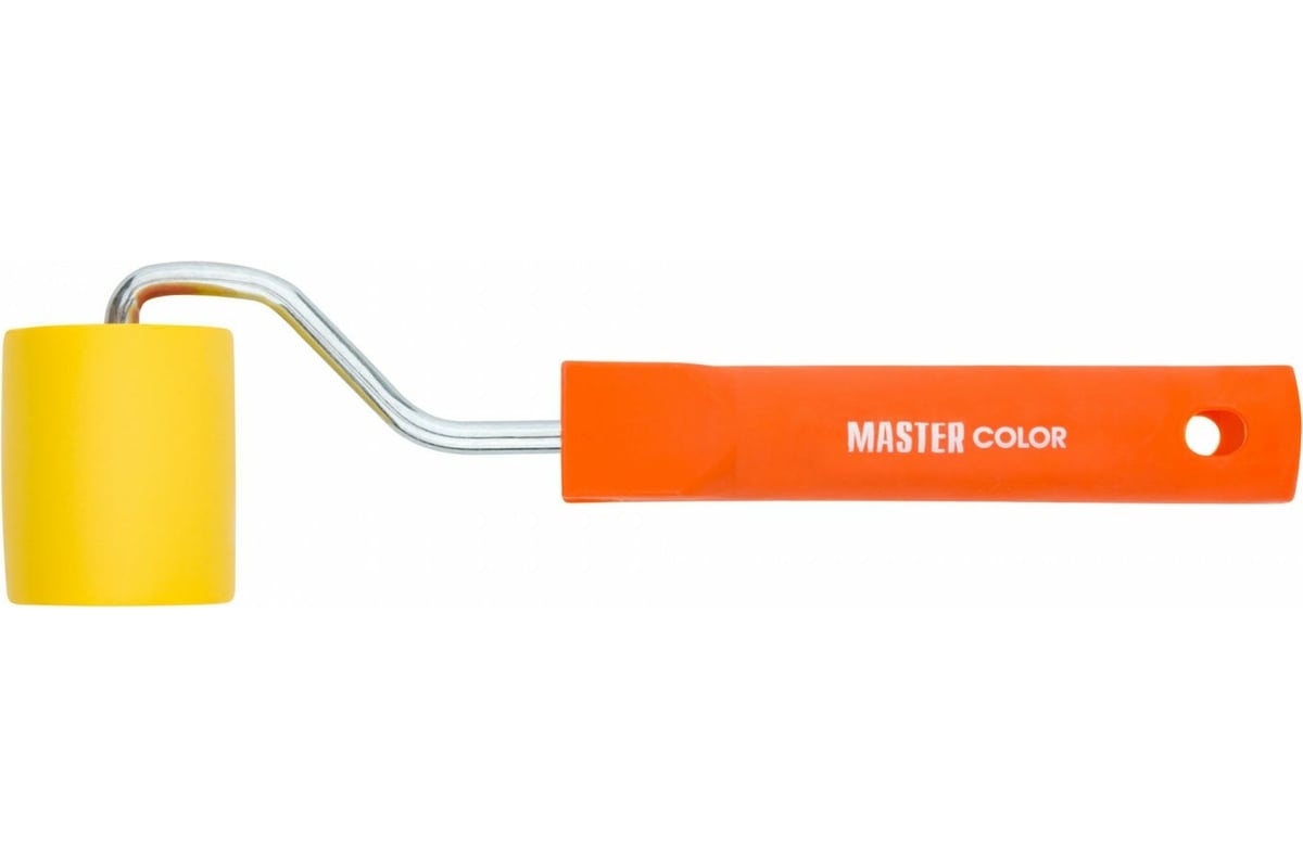 Прижимной резиновый ролик для прикатки обоев MASTER COLOR ручка 6 мм ...
