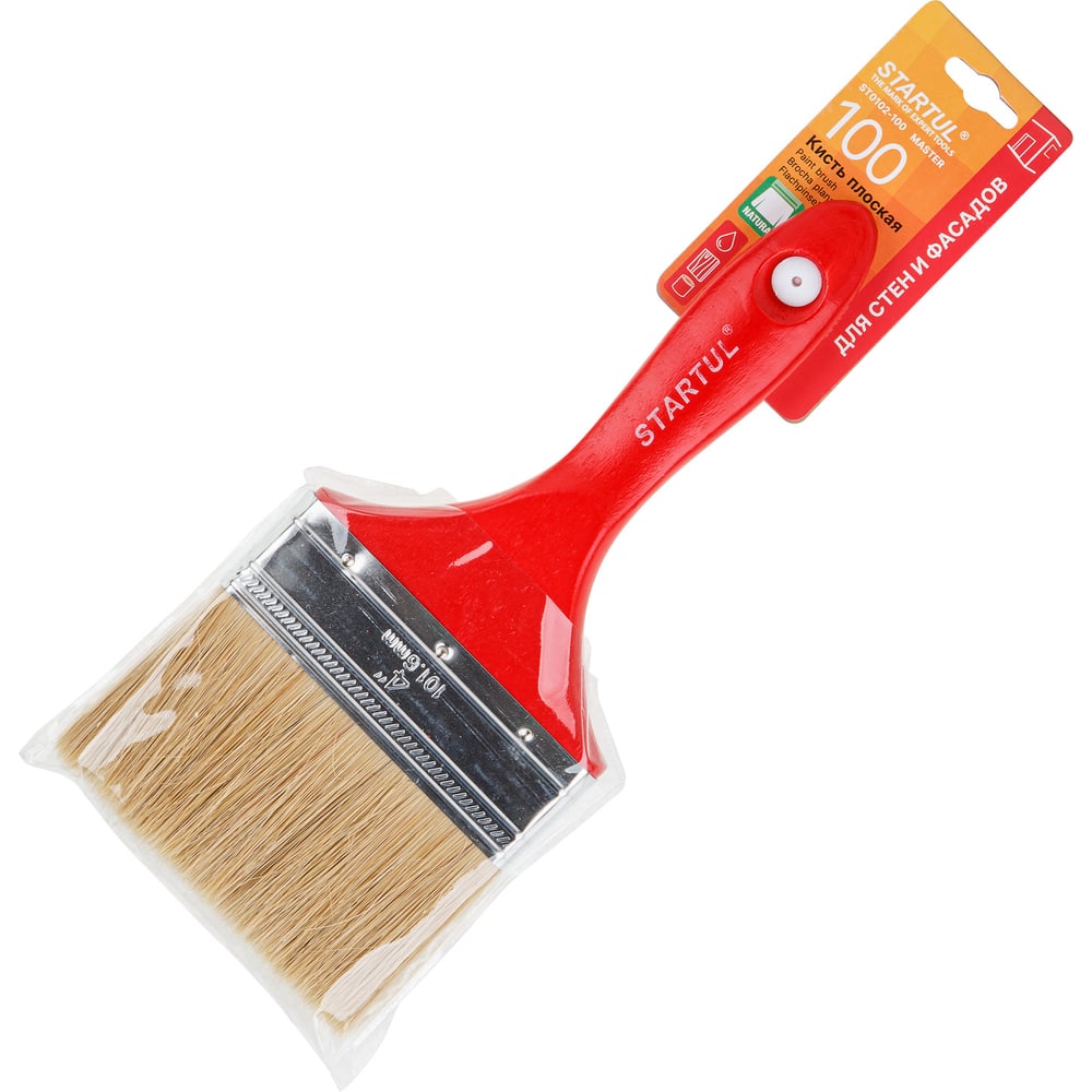 Плоская кисть STARTUL Master 100 мм ST0102-100 - выгодная цена, отзывы ...