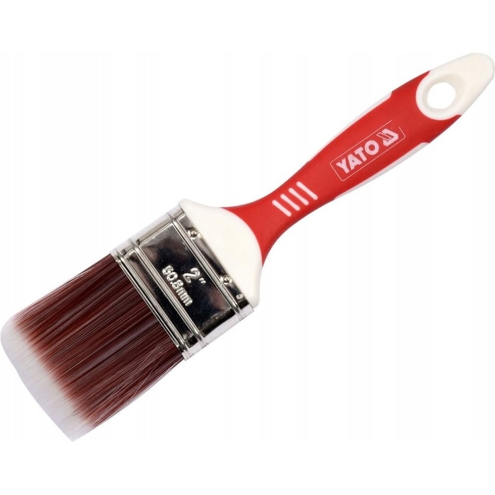 Флейцевая кисть YATO 50мм, акриловая щетина, двухкомпонентная ...