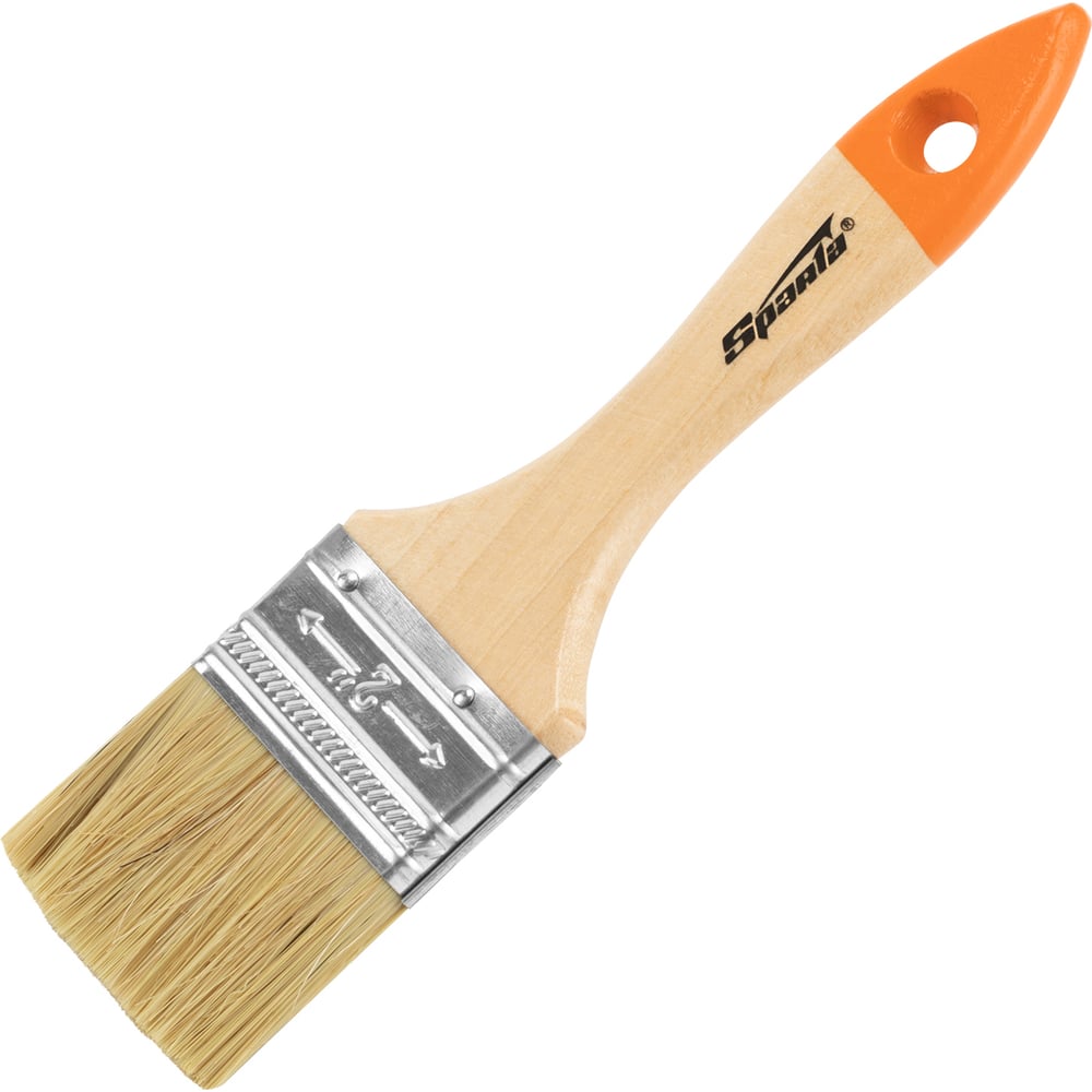Плоская кисть Slimline 2 SPARTA натуральная щетина, деревянная ручка ...