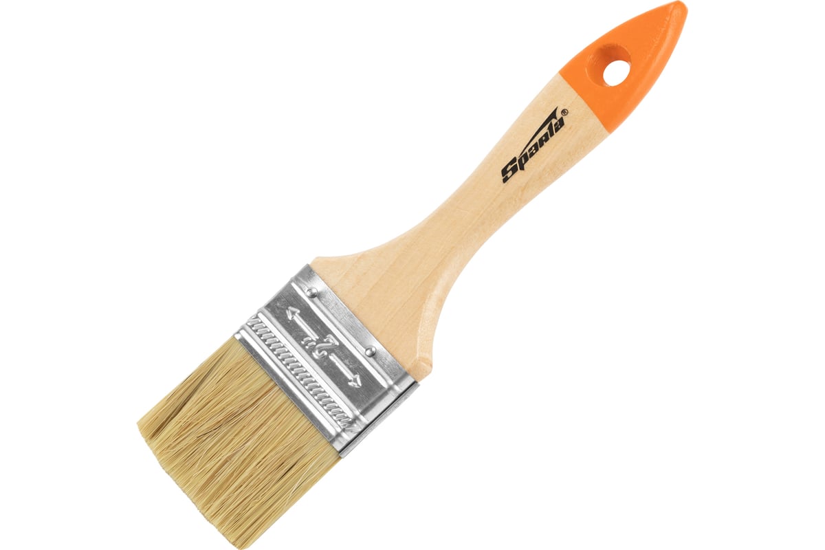 Плоская кисть Slimline 2 SPARTA натуральная щетина, деревянная ручка ...