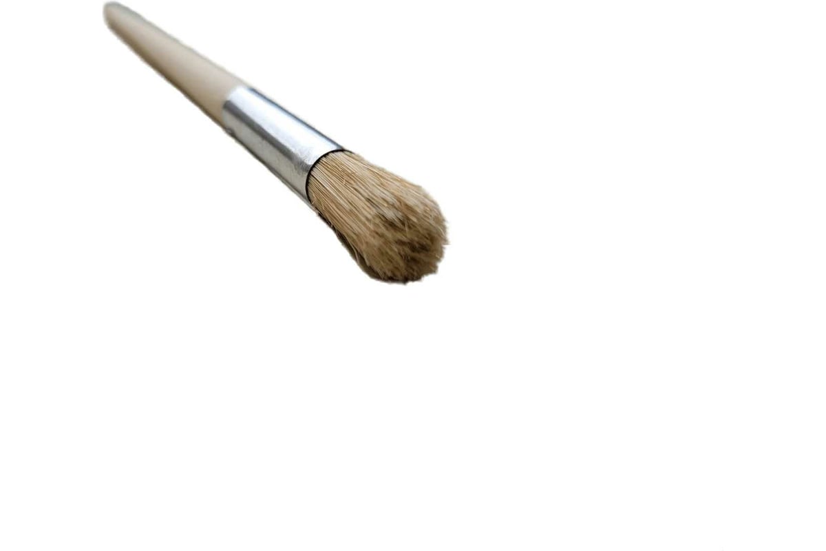 Филеночная кисть Никище КФК-10 мм, металлическая обойма, натуральная ...