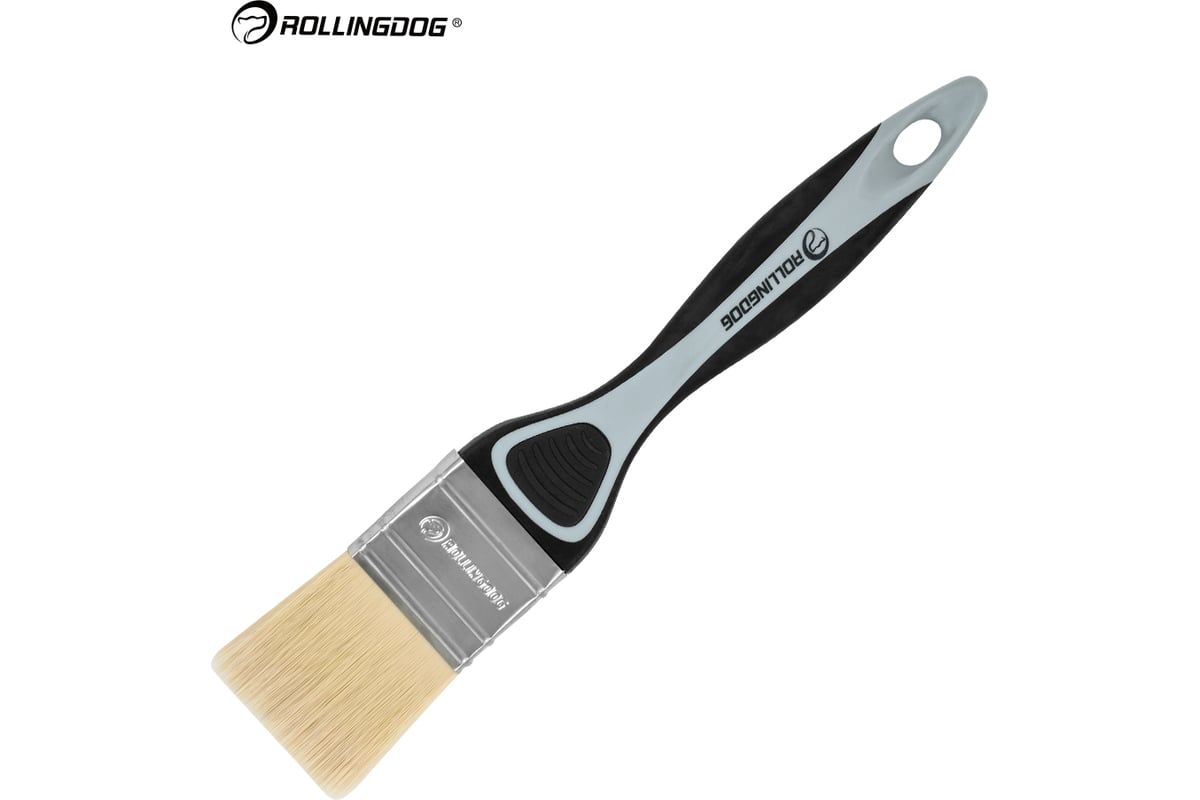 Кисть Rollingdog BX1000 малярная плоская 40 мм, прямой срез, щетина 100 ...