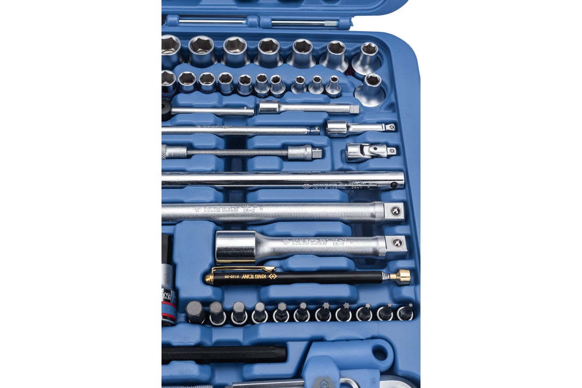 Универсальный набор инструментов KING TONY 128 предметов 7528MR01 - выгодная цена, отзывы ...