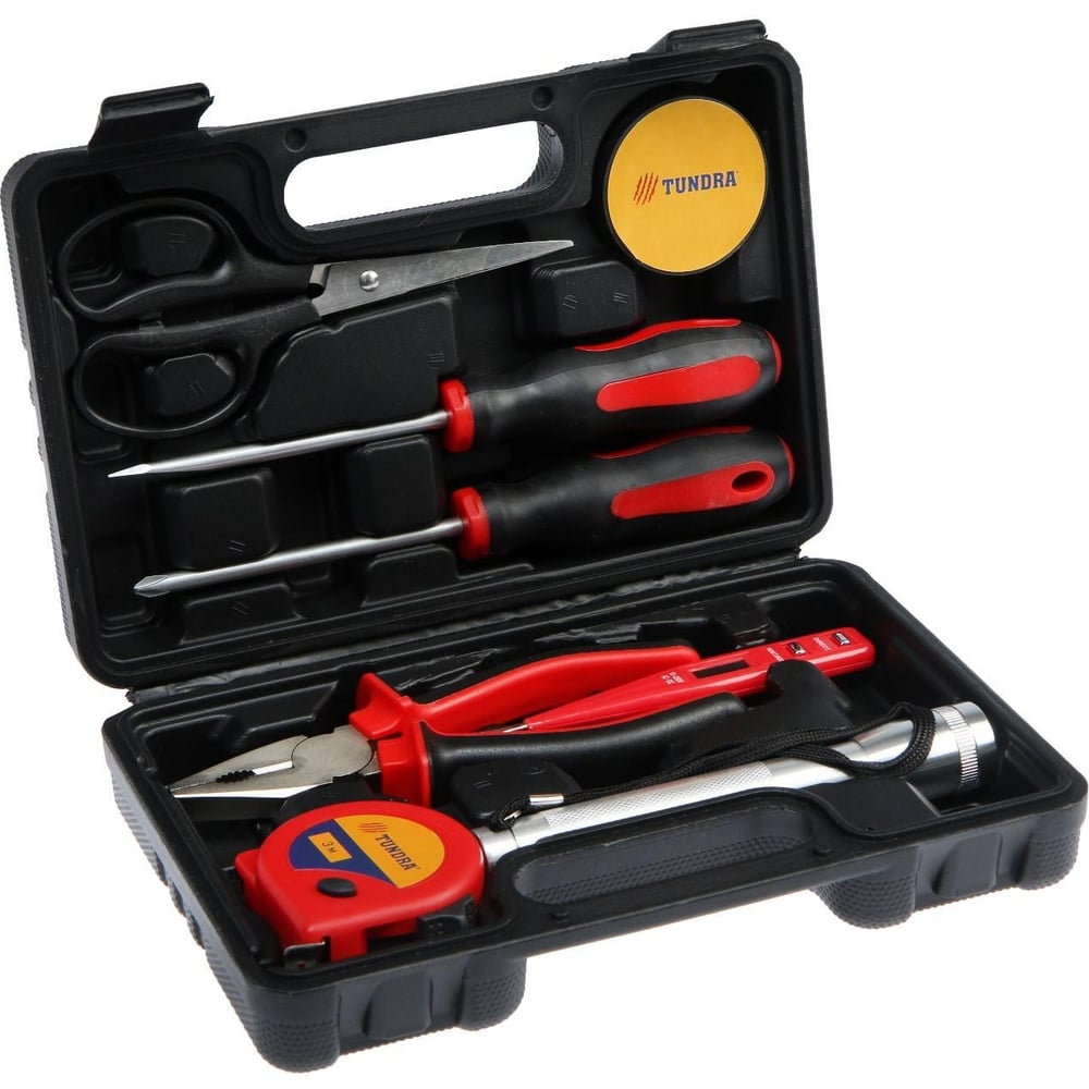 Универсальный набор инструментов в кейсе ТУНДРА 8 предметов 1935475 ...