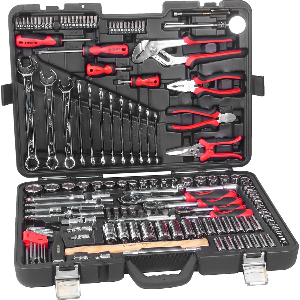 Набор инструментов Gigant Professional 1/2", 3/8" и 1/4" 150 предметов ...