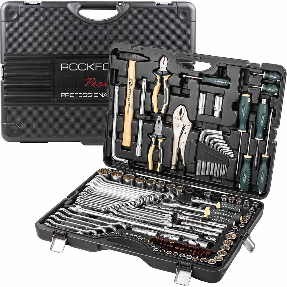 Набор инструмента Rockforce 142+6 предметов 1/4", 3/8", 1/2" RF-41421-5 PREMIUM(28545 ...