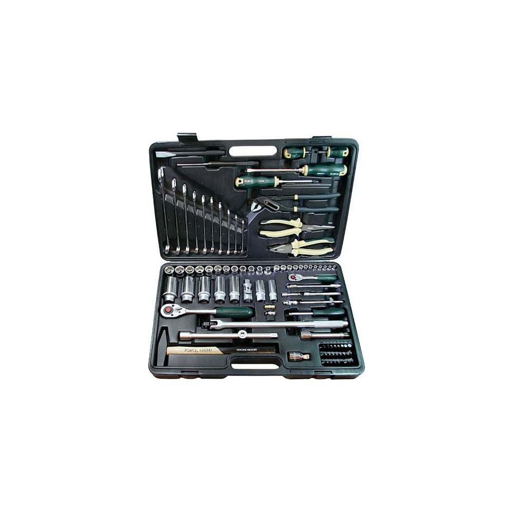 Набор инструмента c 12-тигранными головками 91 предмет FORCE 4911-9 - выгодная цена, отзывы ...