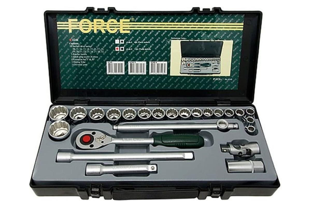 Набор инструмента 24 предмета FORCE 4246 - выгодная цена, отзывы, характеристики, фото - купить ...