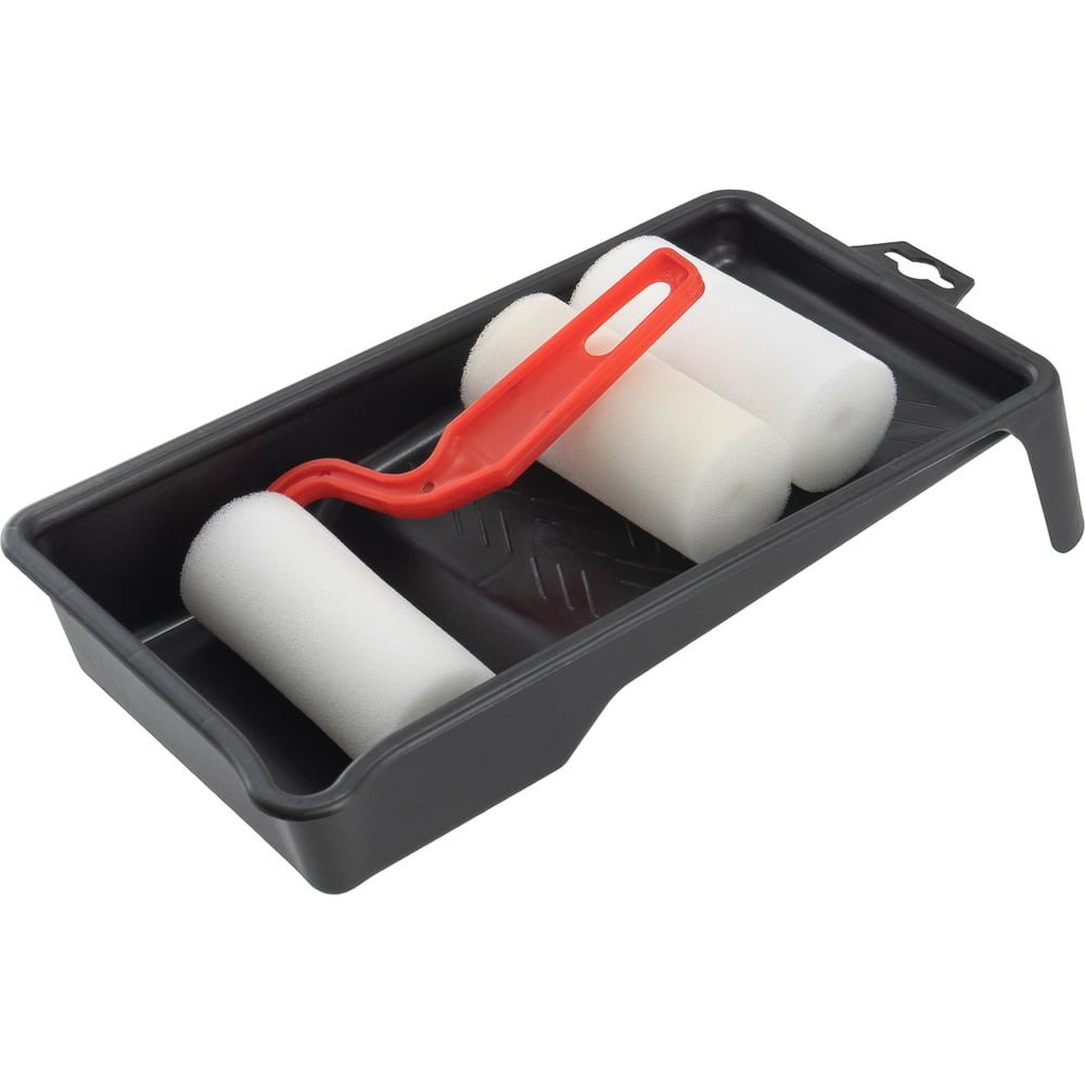 Набор КЭС валик поролоновый 100 мм в сборе, 16 мм, пластиковый бюгель ...