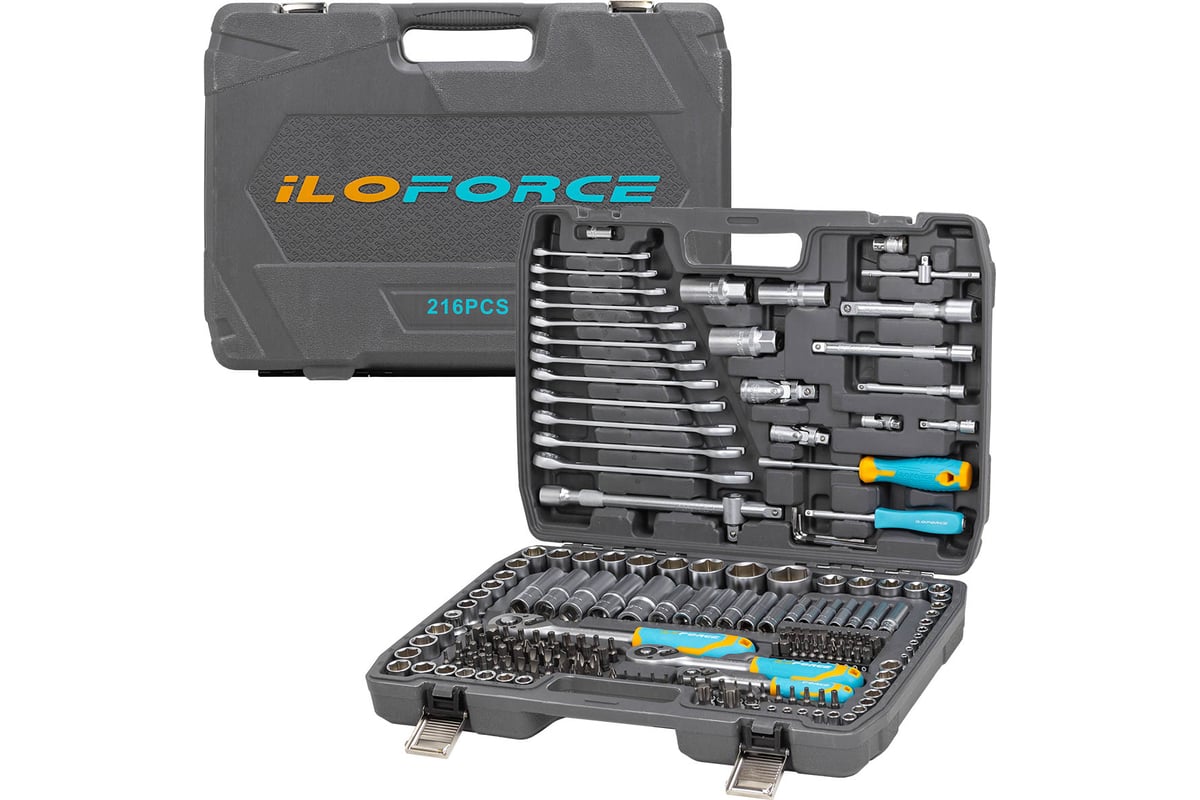 Набор инструментов iLOFORCE 216 пр IF-38841(52228) - выгодная цена ...