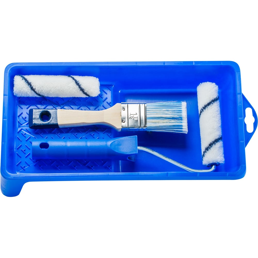 Набор HARDY №72 валик Gepardakryl 10 см, ролик, кисть 1,5” ванночка ...