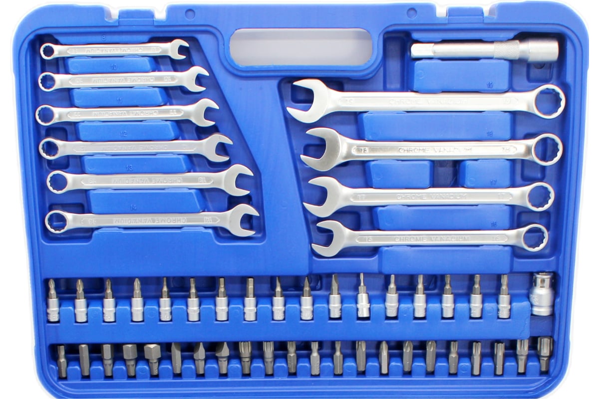 Набор автомобильного инструмента ВАРЯГ 130 предметов НИ-130 (1/2) 95134 ...