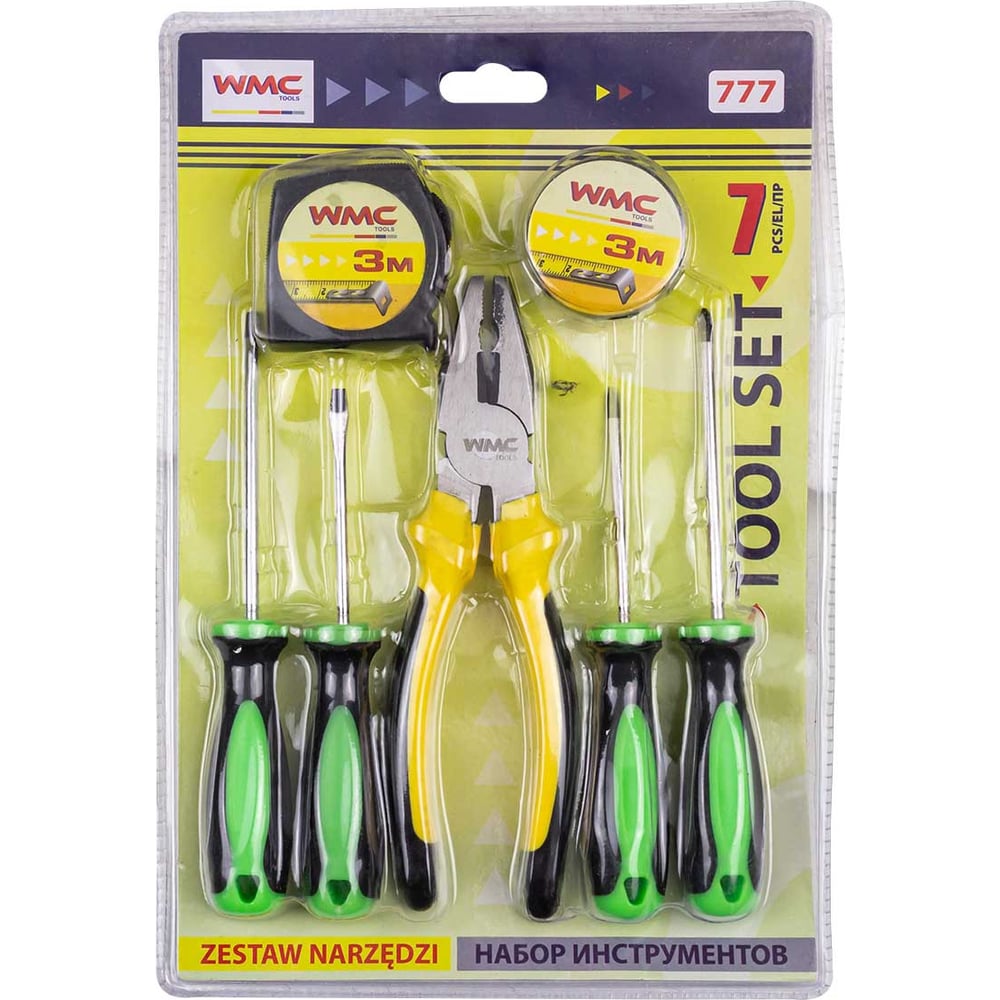 Набор инструментов WMC TOOLS 7 предметов WMC-777(60900) - выгодная цена ...