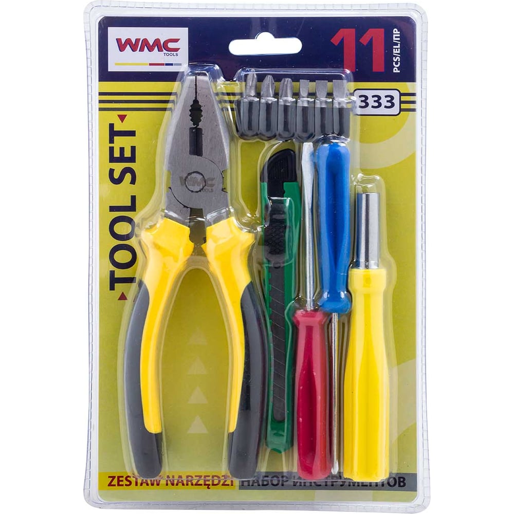 Набор инструментов WMC TOOLS 11 предметов WMC-333(60894) - выгодная ...