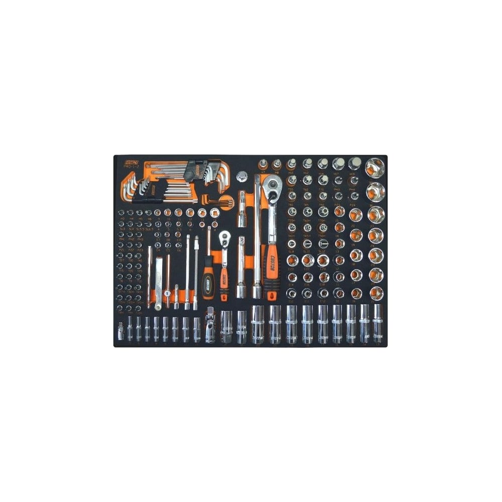 Набор инструментов CUSTOR VCS4/4 1/2" и 1/4" в ложементе, 178 предметов ...