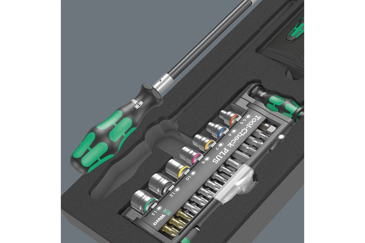 Набор инструментов WERA 9750 Kraftform Kompakt и Tool-Check PLUS 1, 57 ...
