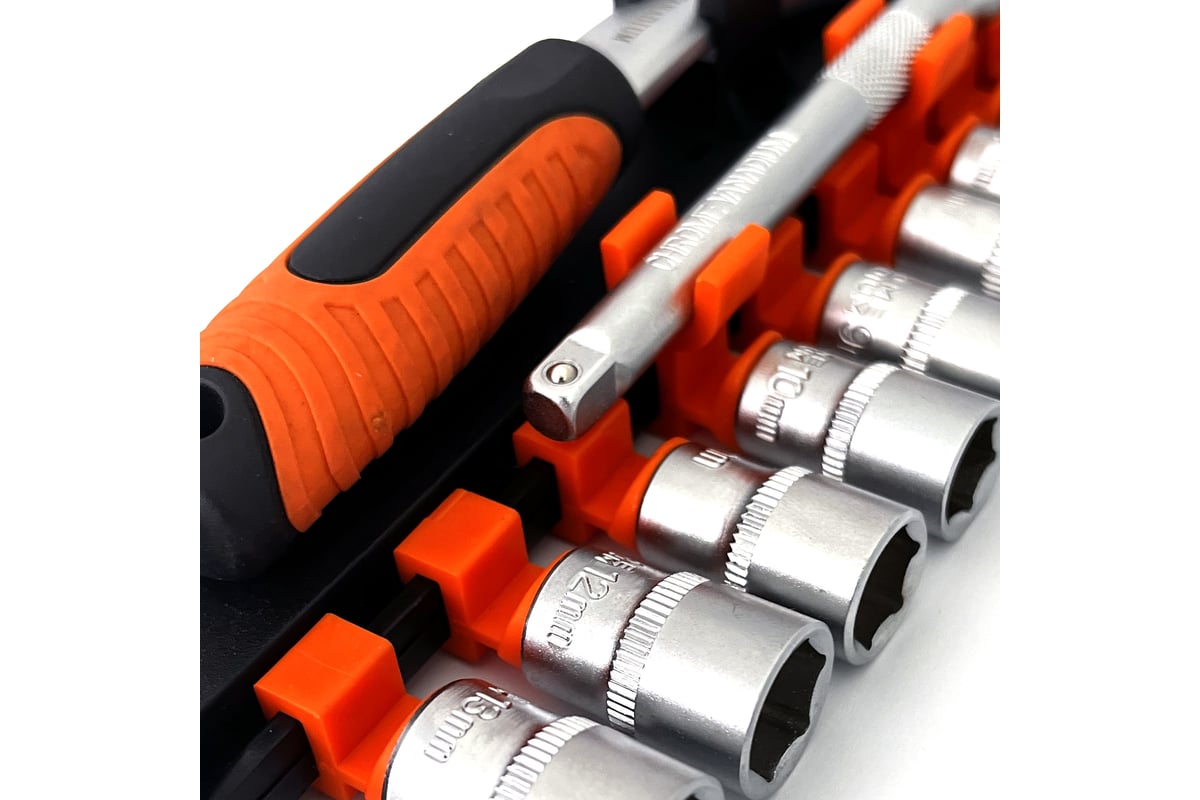 Набор торцевых головок с трещоткой NORM 1/4", 12 предметов HP-1412 ...