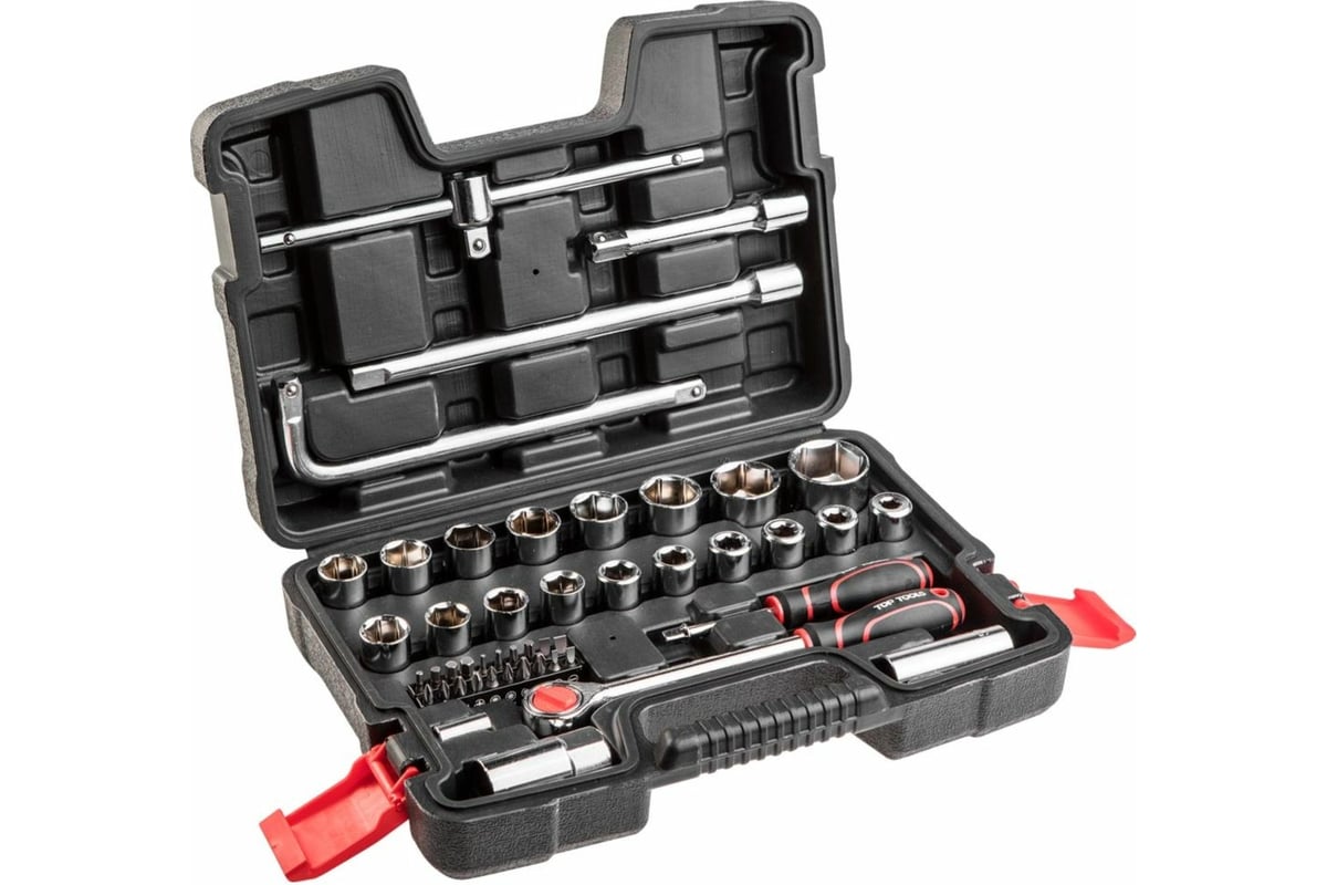 Набор торцевых ключей 1/4, 1/2 47 штук Top Tools 38D550 - выгодная цена ...