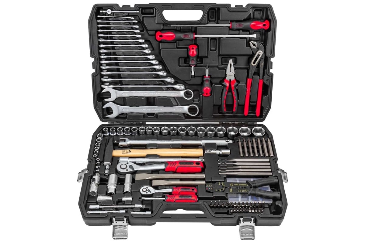 Набор инструментов Forcekraft 139 предметов 1/4", 1/2" (6гр.) (4-32мм) FK-41391-5(56420 ...