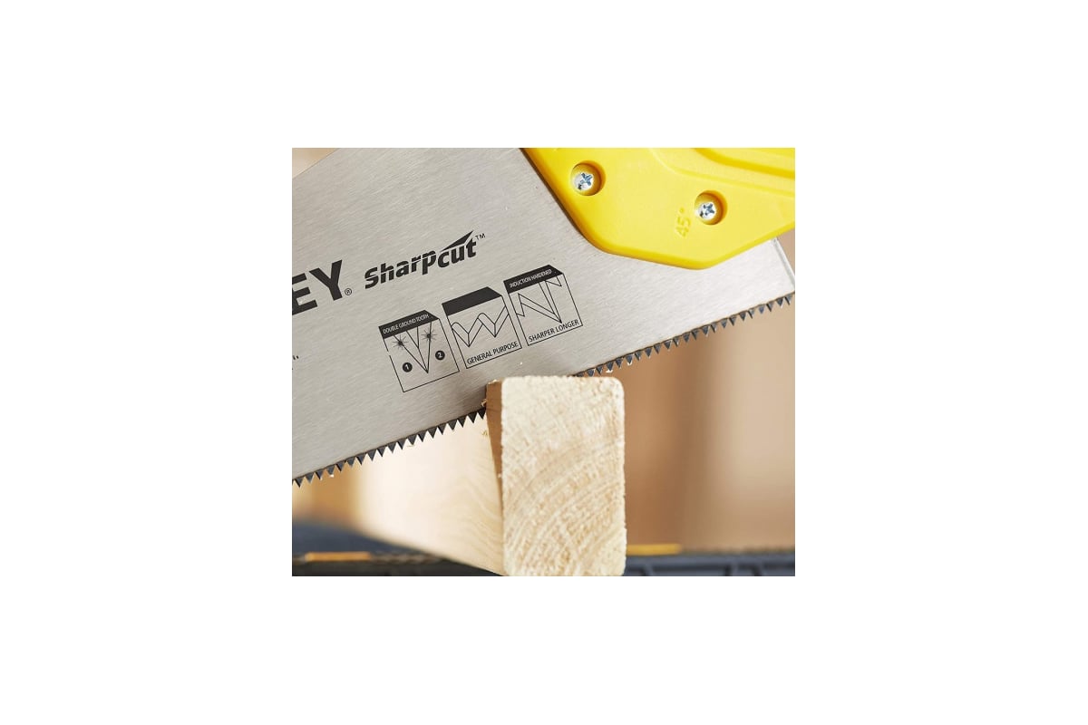 Ножовка Stanley SHARPCUT 11TPI, 450 мм STHT20370-1 - выгодная цена, отзывы, характеристики, фото ...