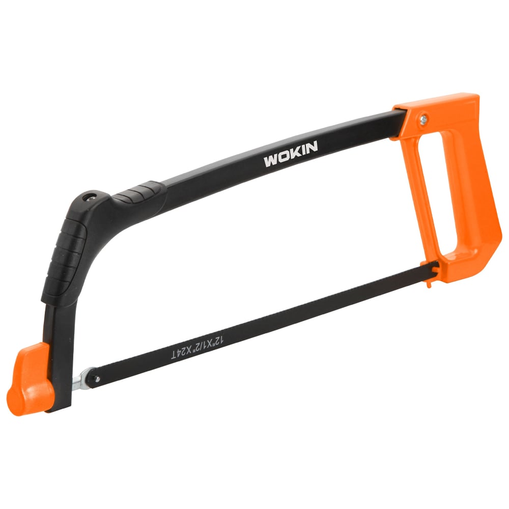Ножовка по металлу Wokin 300 мм, алюминиевая рукоятка, квадратная рама ...