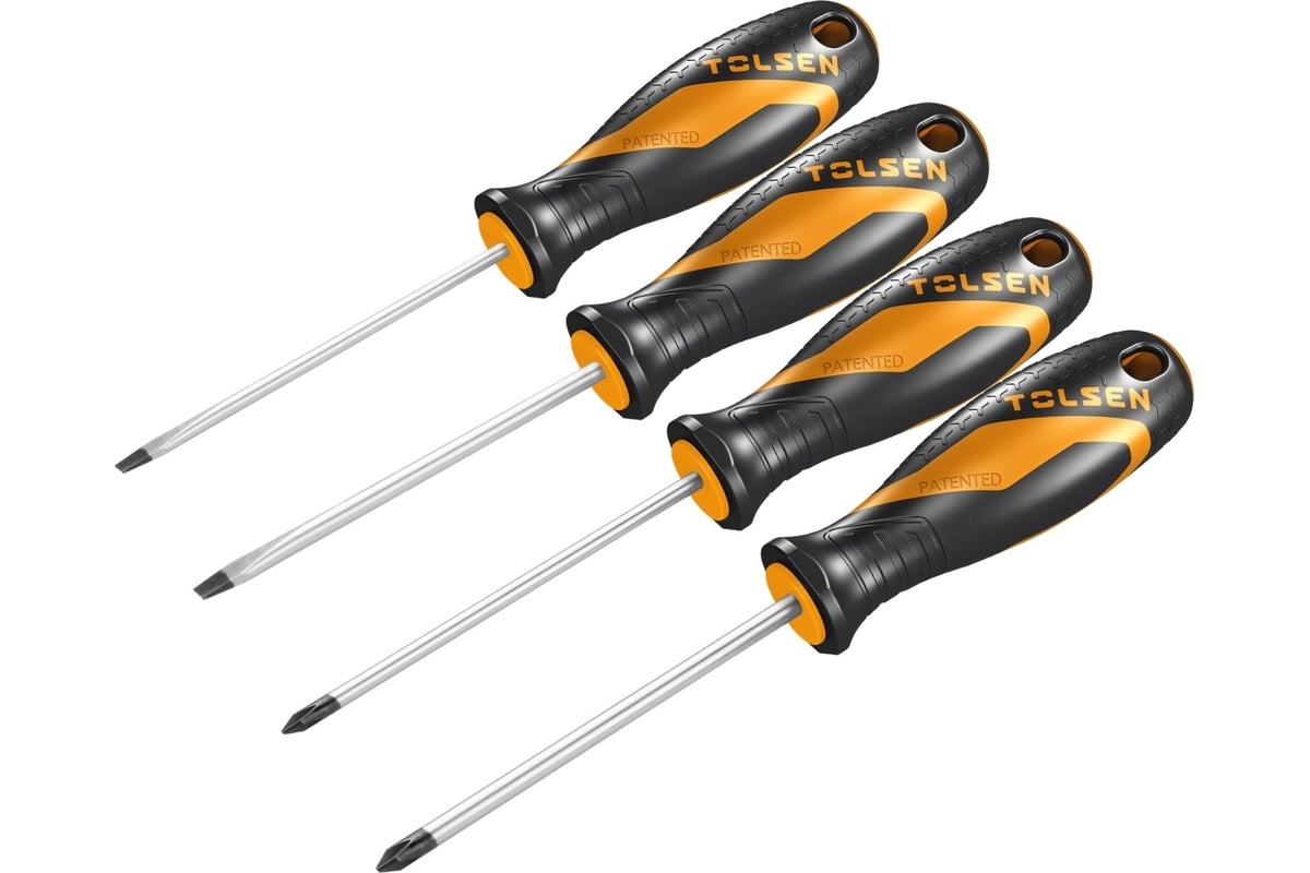 Набор отверток TOLSEN GRIPro 4 предмета 20179 - выгодная цена, отзывы ...