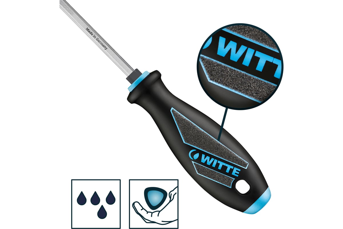 Отвертка для электриков Witte Maxx Plus 0 6х4 0х300 мм 630232016