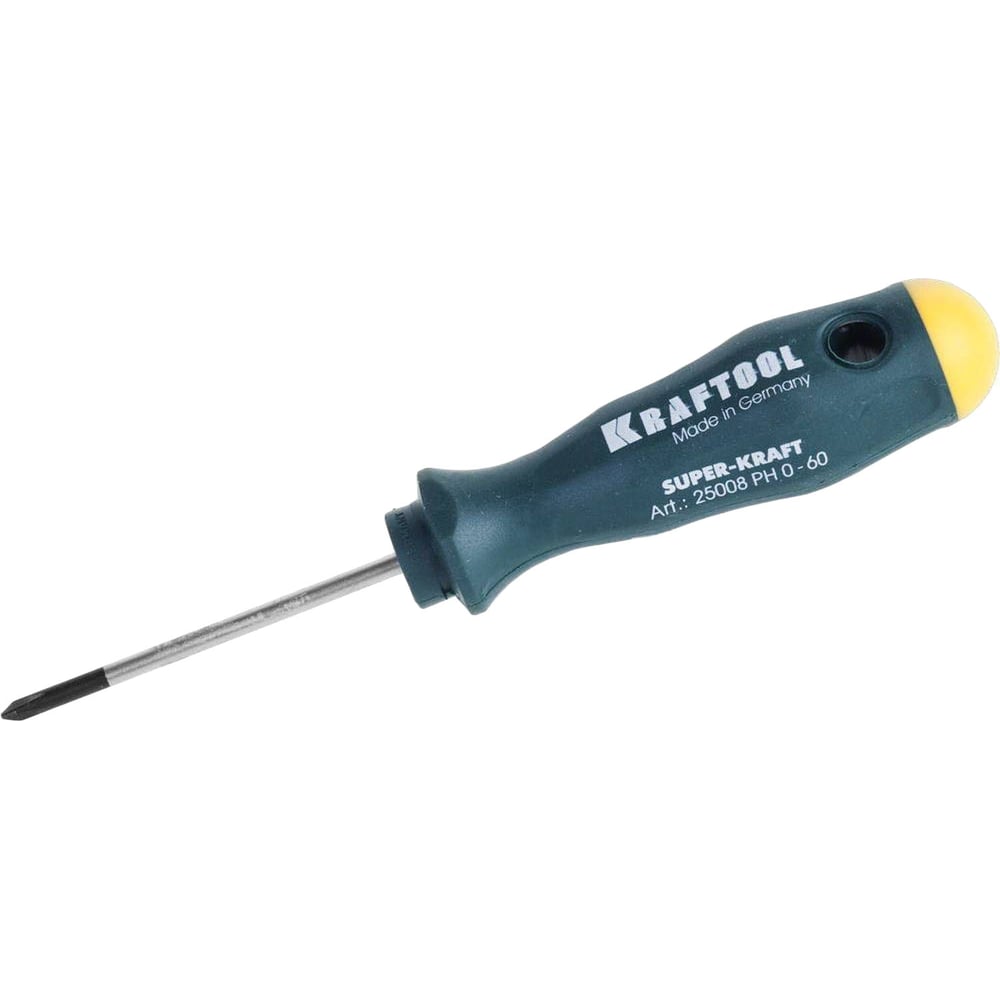 Отвертка Kraftool Pro Cr-Mo-V закалённый стержень двухкомпонентная ...