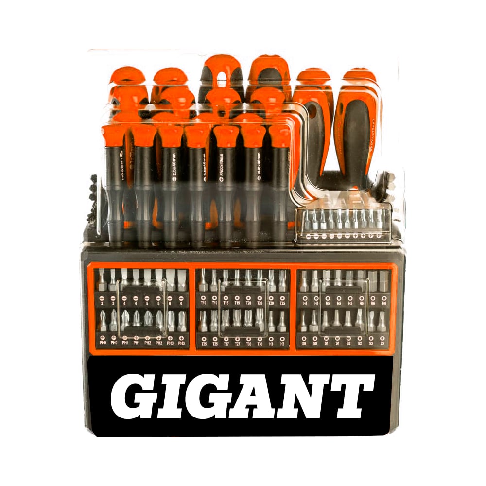 Набор отверток и бит Gigant 112 предметов GBSS-112 - выгодная цена ...
