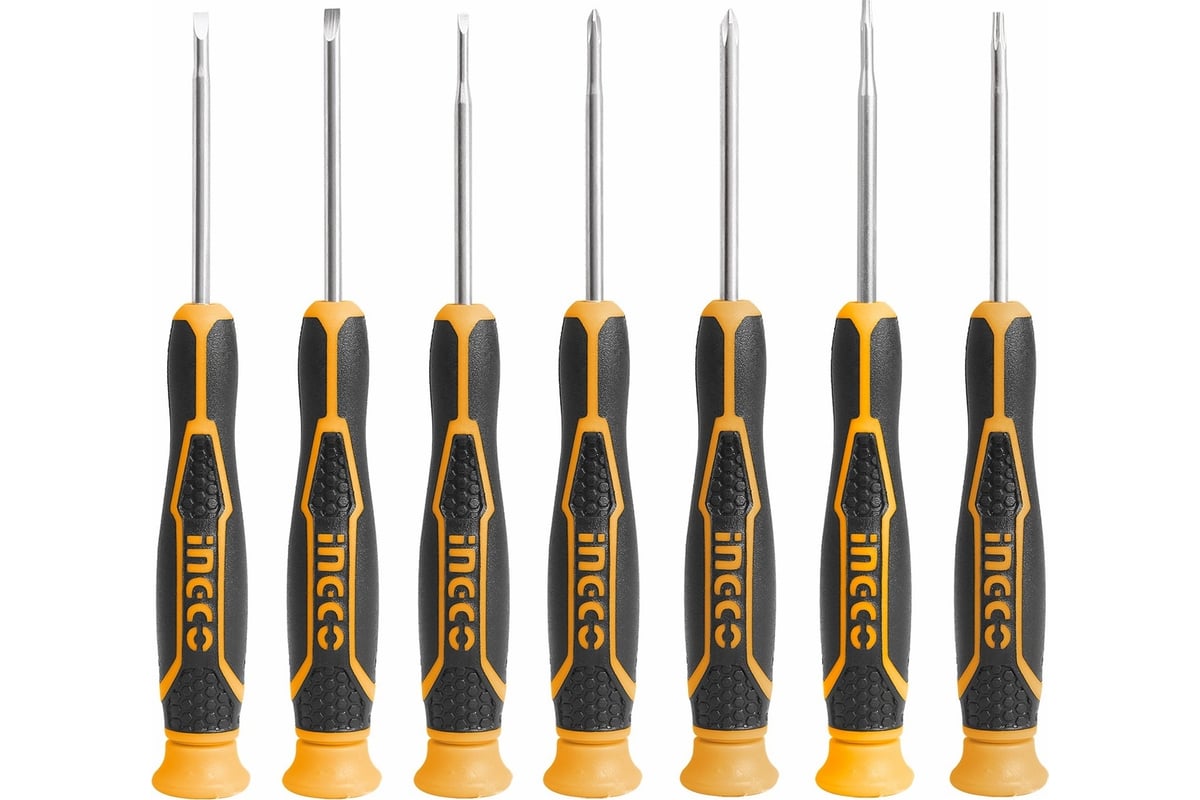 Набор отвёрток для точных работ INGCO 7 шт INDUSTRIAL HKSD0718 ...