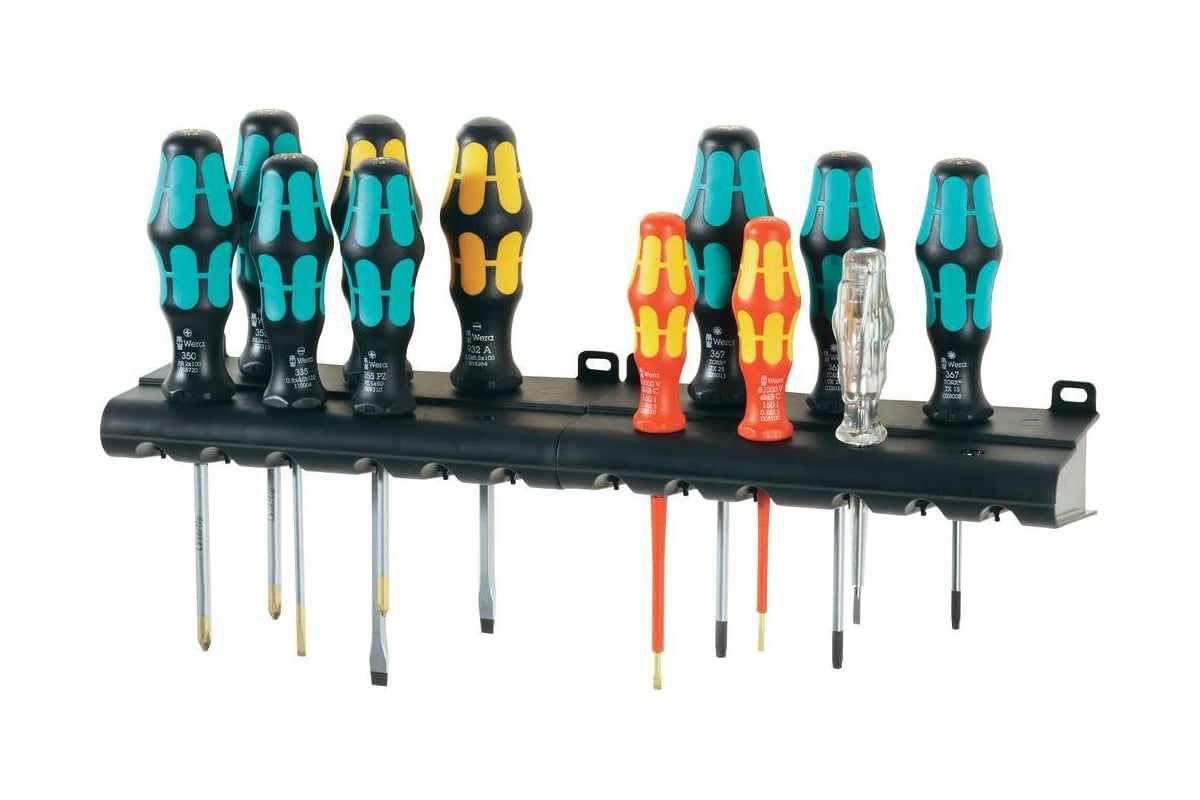 Набор отверток WERA Kraftform12 XXL Set TORX® + 2 Racks WE-051011 ...